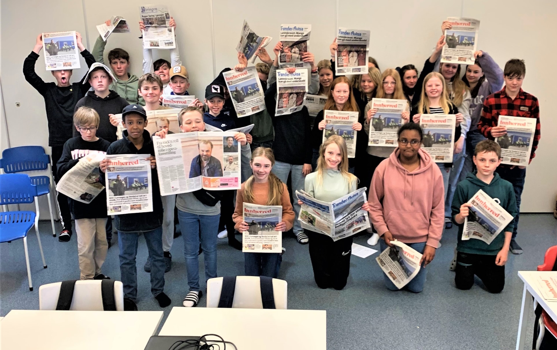 God oppslutning om avis-quiz for 7. trinn